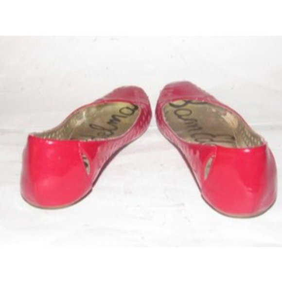 Sam Edelman | Shoes | Sam Edelman Red Patent Leather W Snakeskin Accent ...